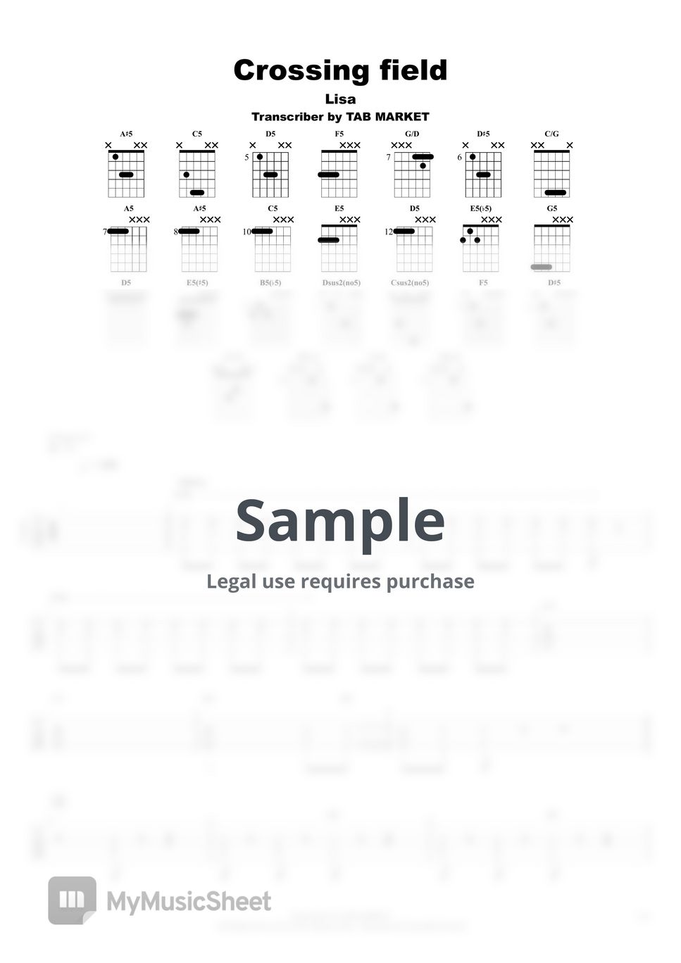 Lisa - Crossing field Sheets by Tab Market