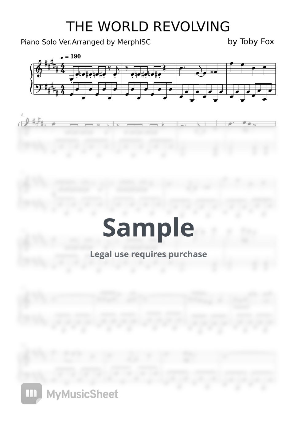 델타룬 - THE WORLD REVOLVING Sheets by MerphISC