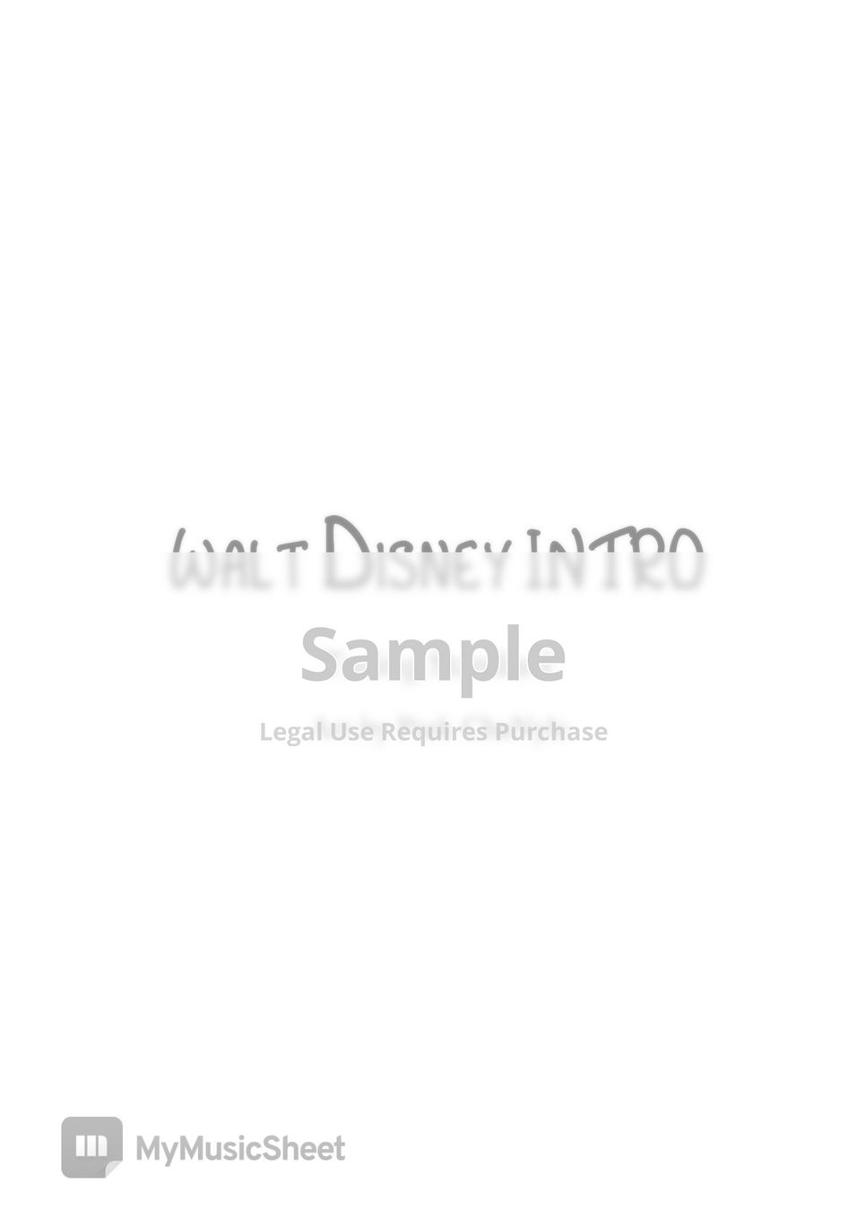 Walt Disney - Walt Disney INTRO (Guitar Solo) Tab + 1staff by Park ChaNyle