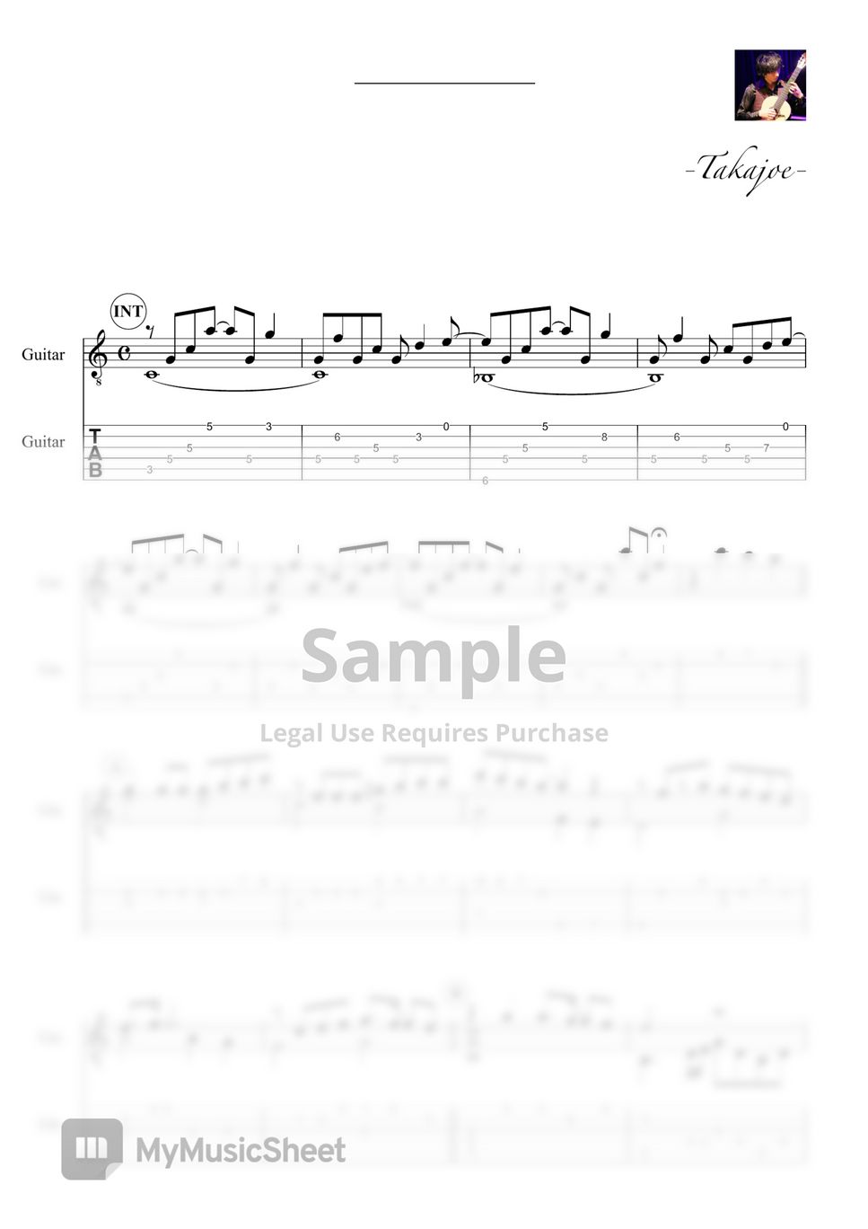 ZARD - My Friend ([SLAM DUNK] ed) TAB+1 Staff by Takajoe