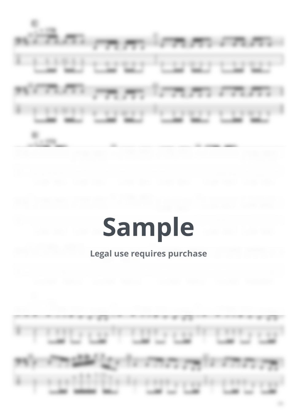 Hi-STANDARD - MAXIMUM OVERDRIVE Sheet Music by たぶべー@財布に優しいベース楽譜屋さん(BASS ...