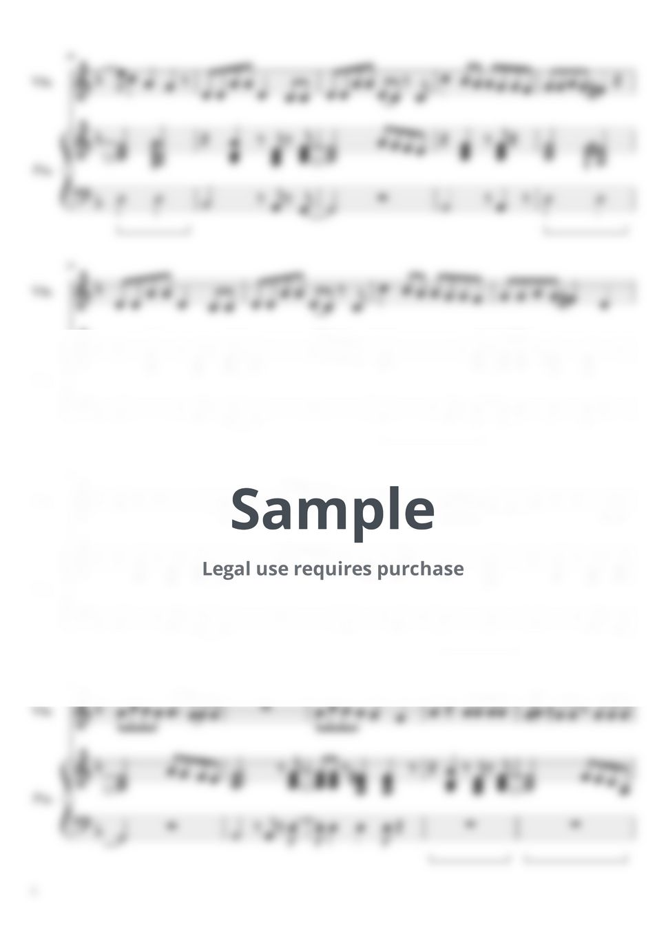 LE SSERAFIM - Perfect Night - LE SSERAFIM - ArrViolin/Piano Sheets by Lufé