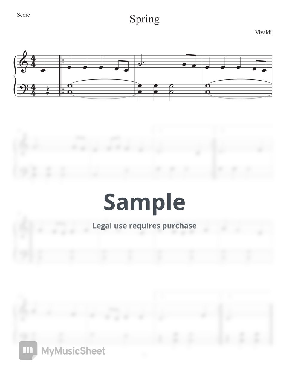 Vivaldi - Spring Hoja by Cathy Pate