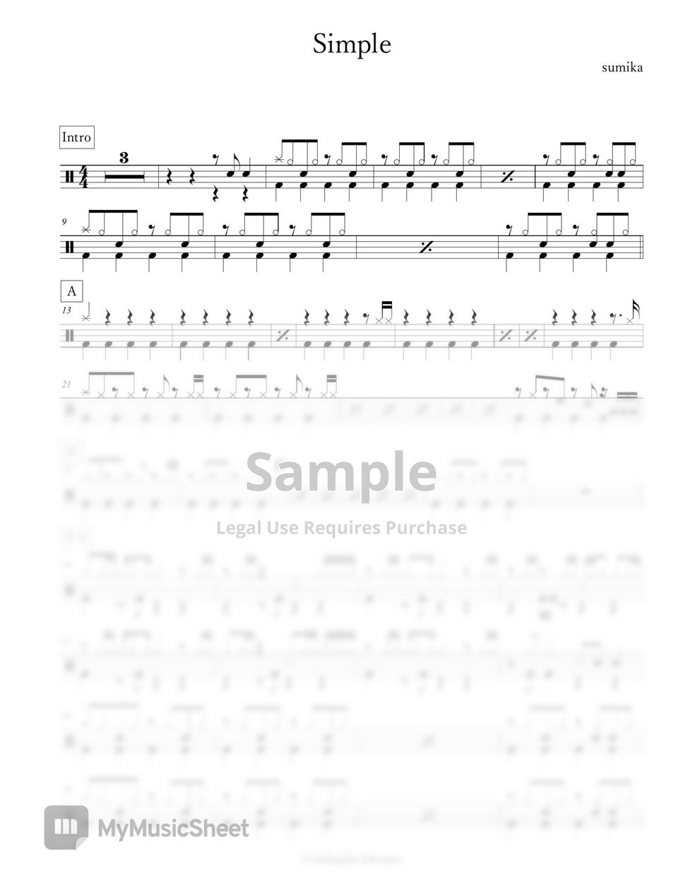 Sumika Simple Nuty By Arkadia Drums