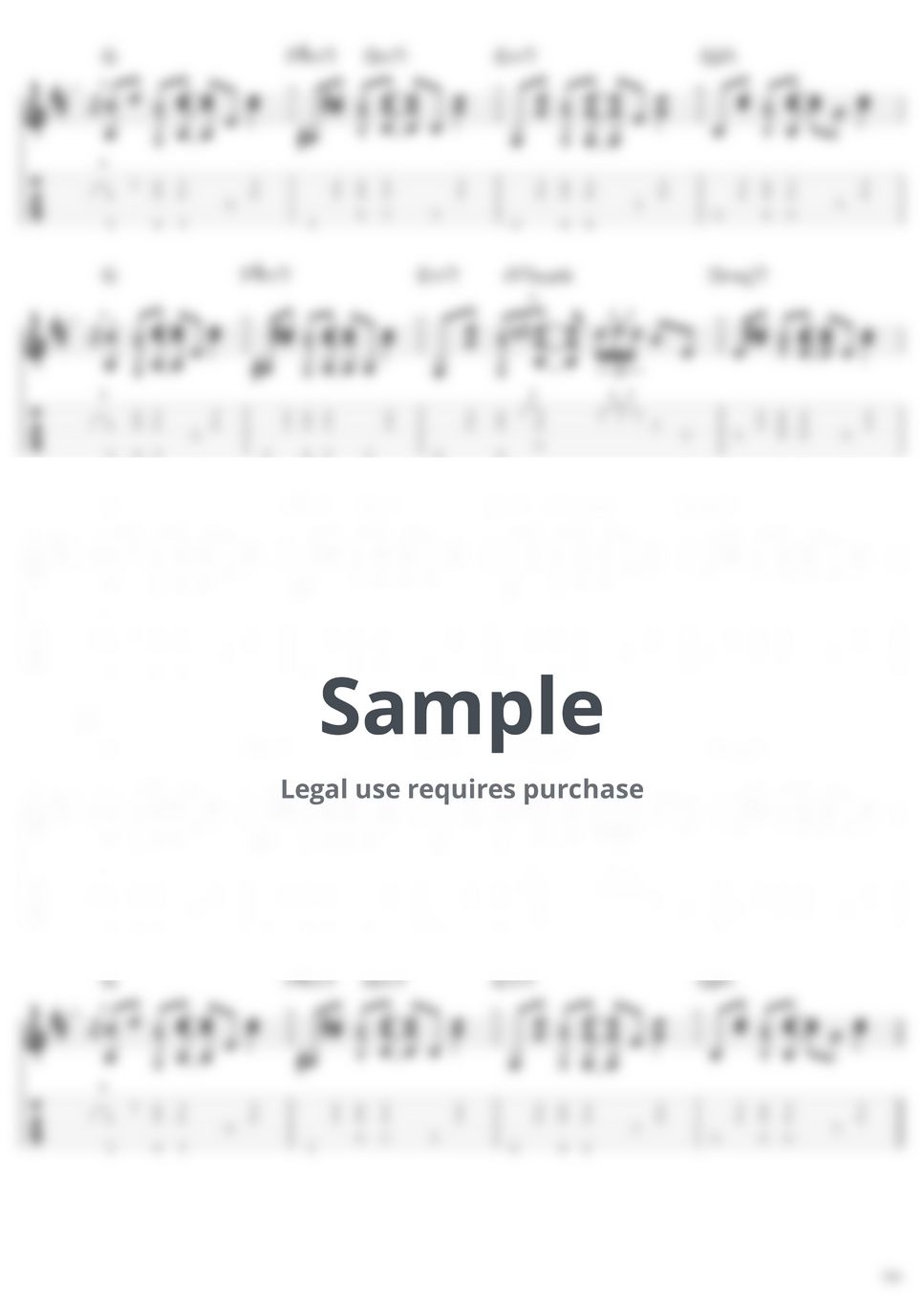 Byejack X Midnight - 聽海浪 (Guitar Tab, Full Song) Sheets by Jackson Cheung