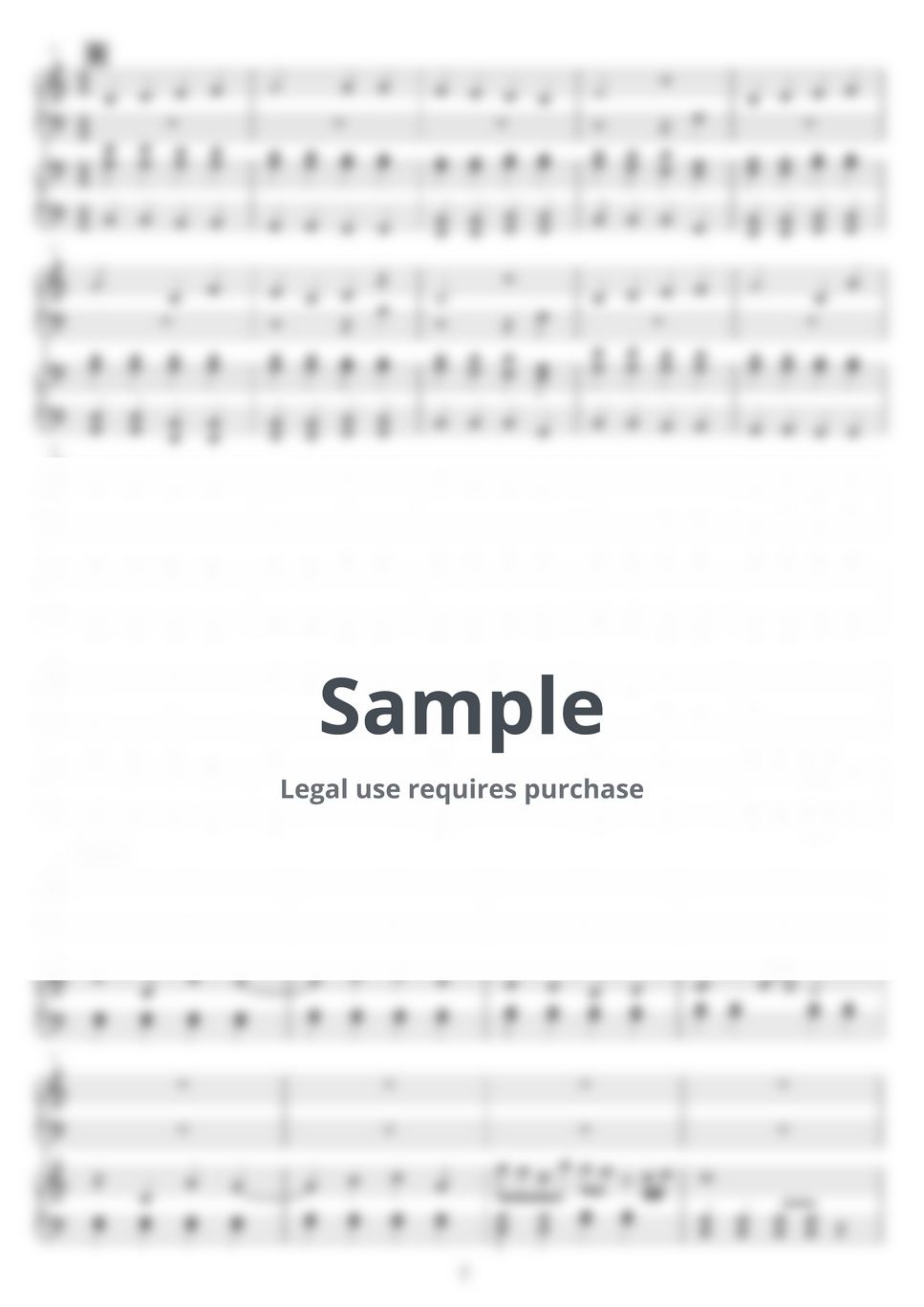 Mrs. GREEN APPLE - 青と夏 Sheets by Eri Nagayama