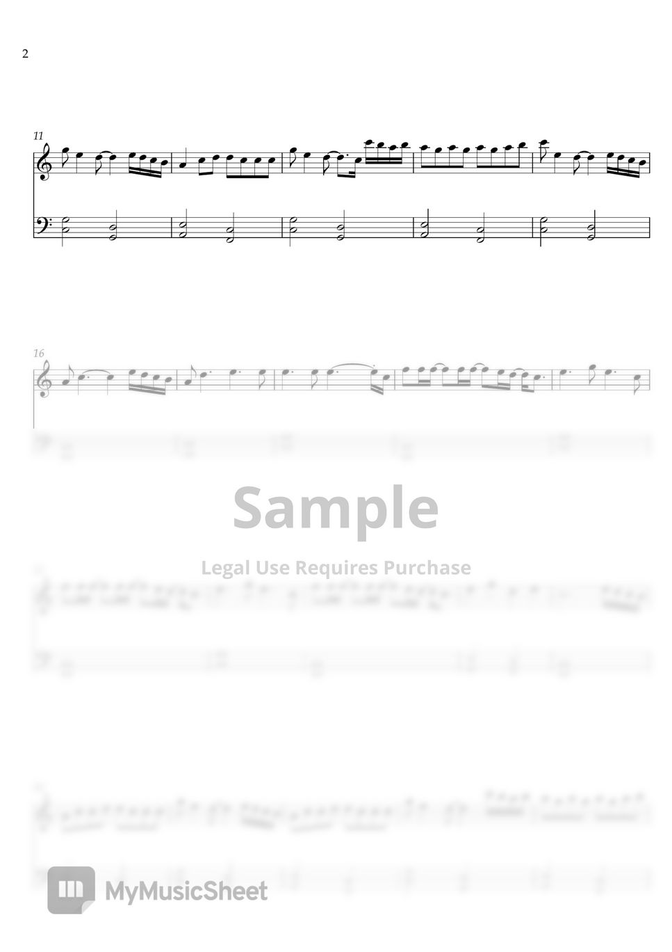 Alex & Sierra - Little Do You Know (Easy Version) Sheet Music by C Piano