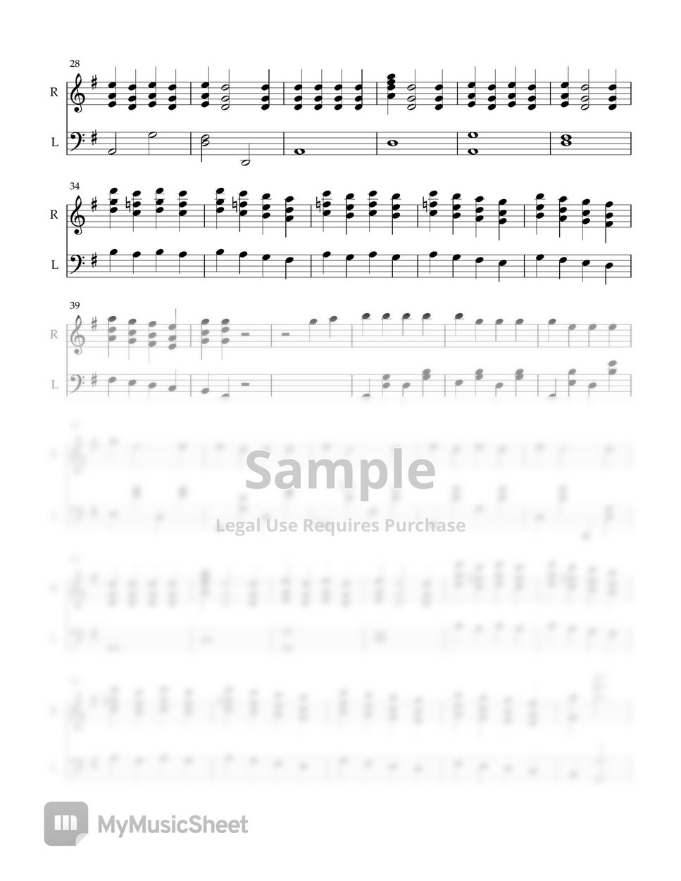 Cinderella - Work Song Sheets by Piano Go Life