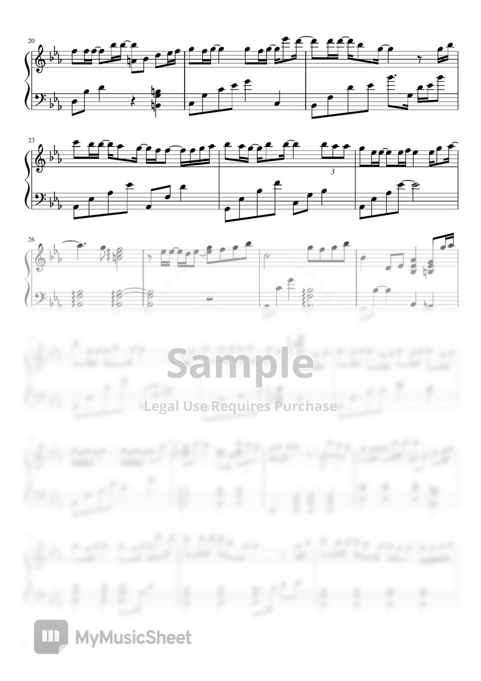 [Once Again OST] RA.L - The Day We Broke Up (Solo Piano) แผ่น by SOI ...