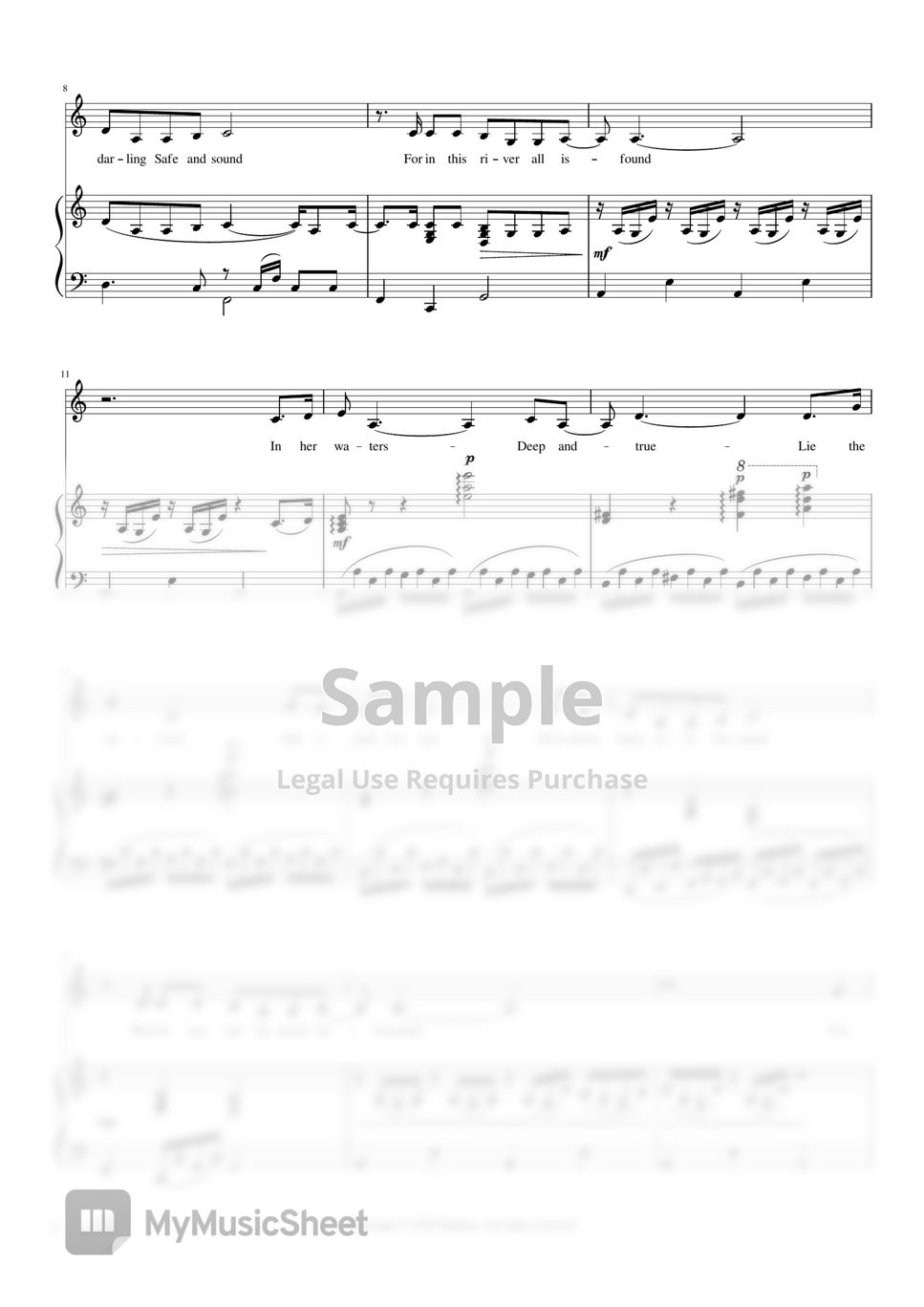 frozen2 - All is Found (piano&vocal) Hoja by Shallwe