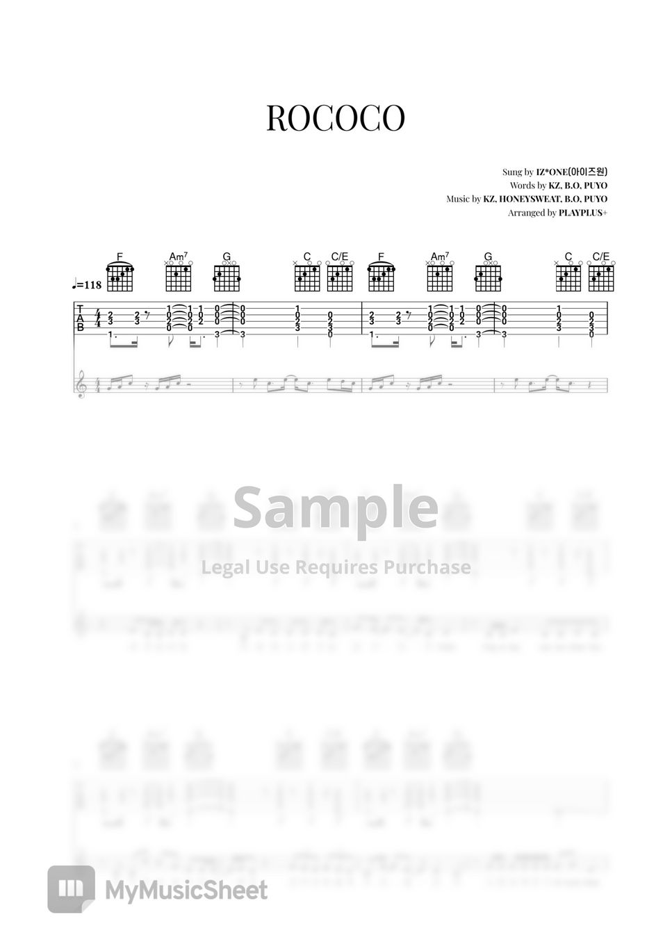 IZ*ONE - Oneiric Diary (3rd Mini Album) Sheets by playplus