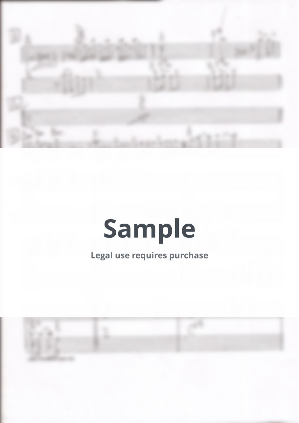 ABBA - Dancing Queen Tab + 1staff by edward8561