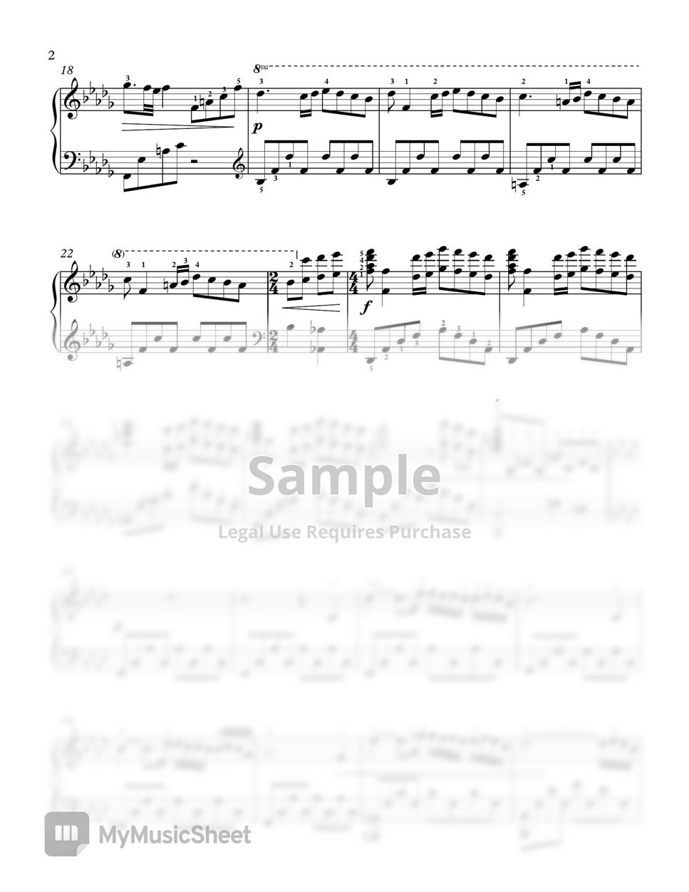 Richard Clayderman - A Comme Amour Sheet Music by Adelina Piano