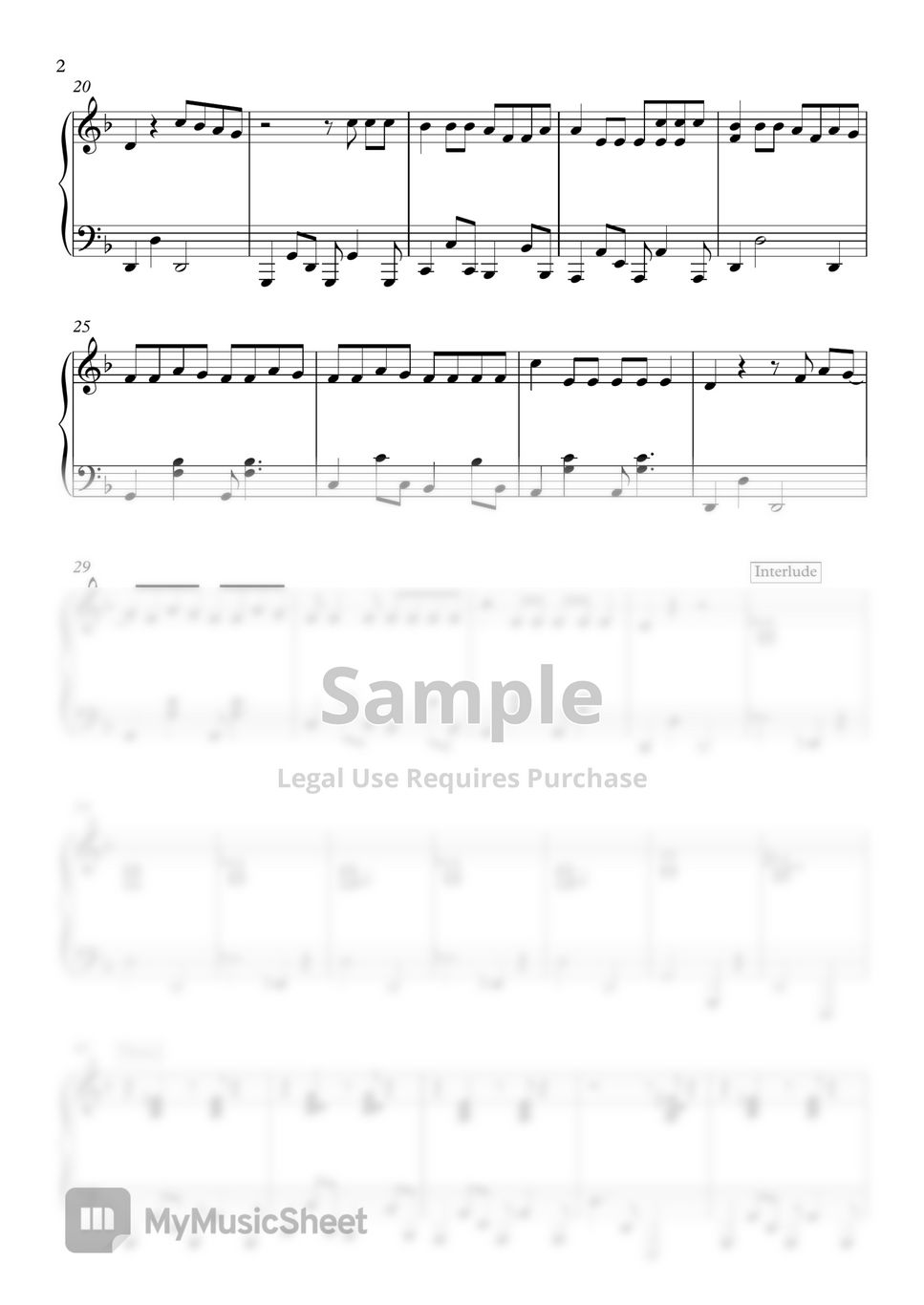 빈지노 - 여행 Again Sheets by PianoYA