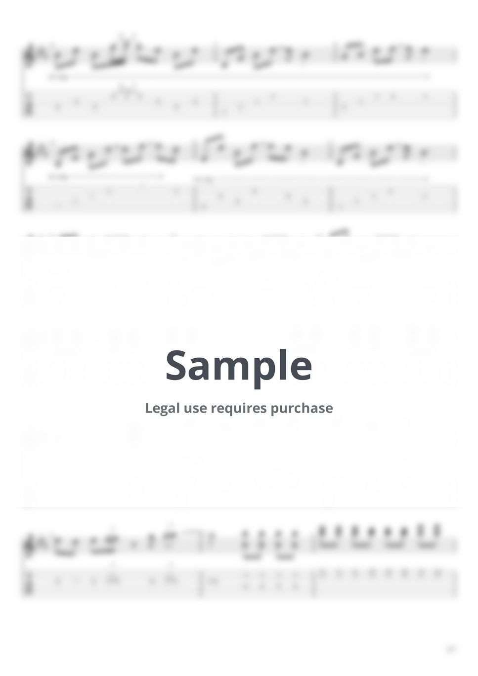 syh - パレイド Sheet Music by Ericwong Guitar