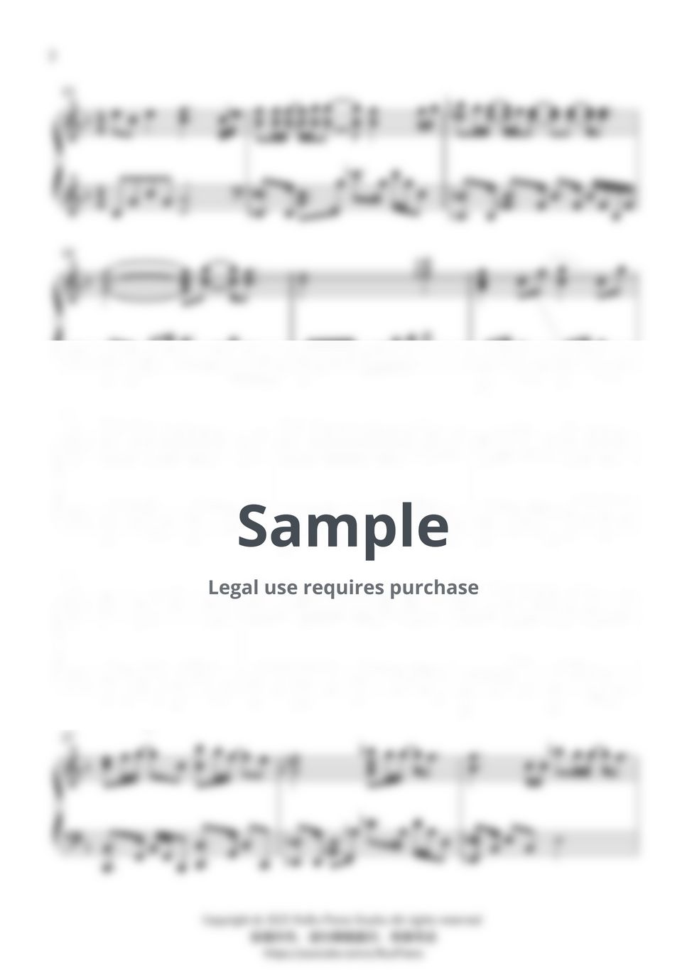 ReoNa - ガジュマル ～Heaven in the Rain～ (Shangri-La Frontier ED1) 악보 by Ru's Piano