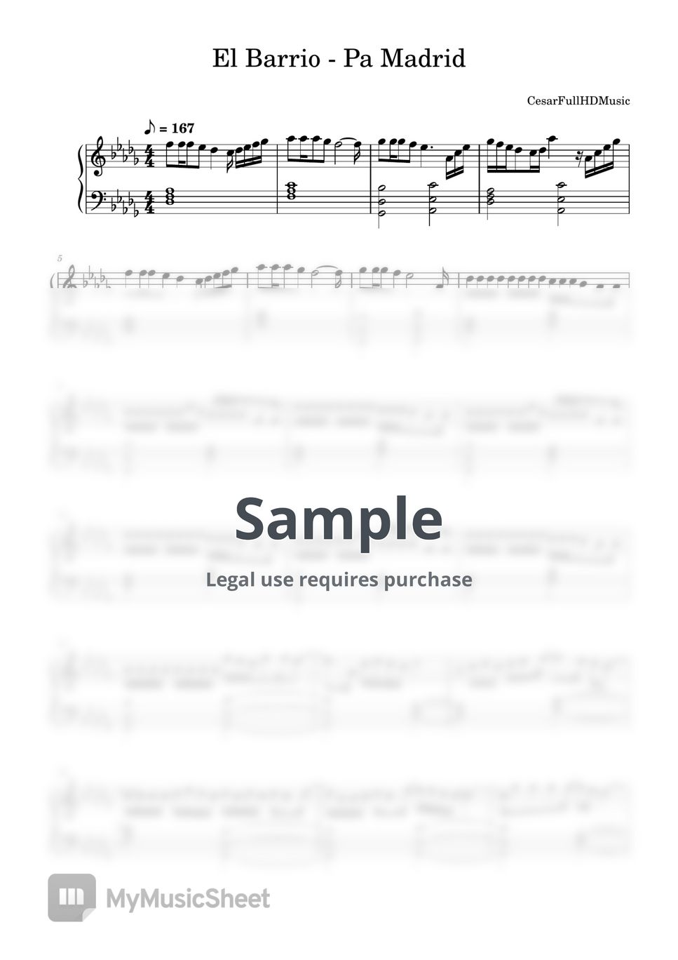 El Barrio - Pa Madrid Sheets