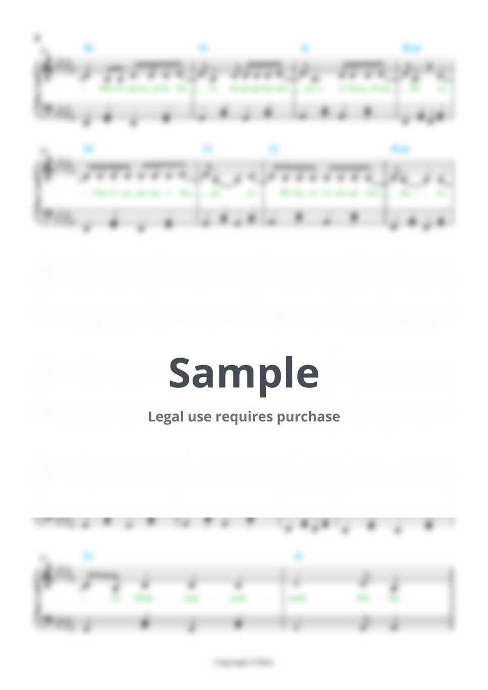 Bad Bunny - UN PREVIEW (Lyrics, chords) Sheets by Rita B