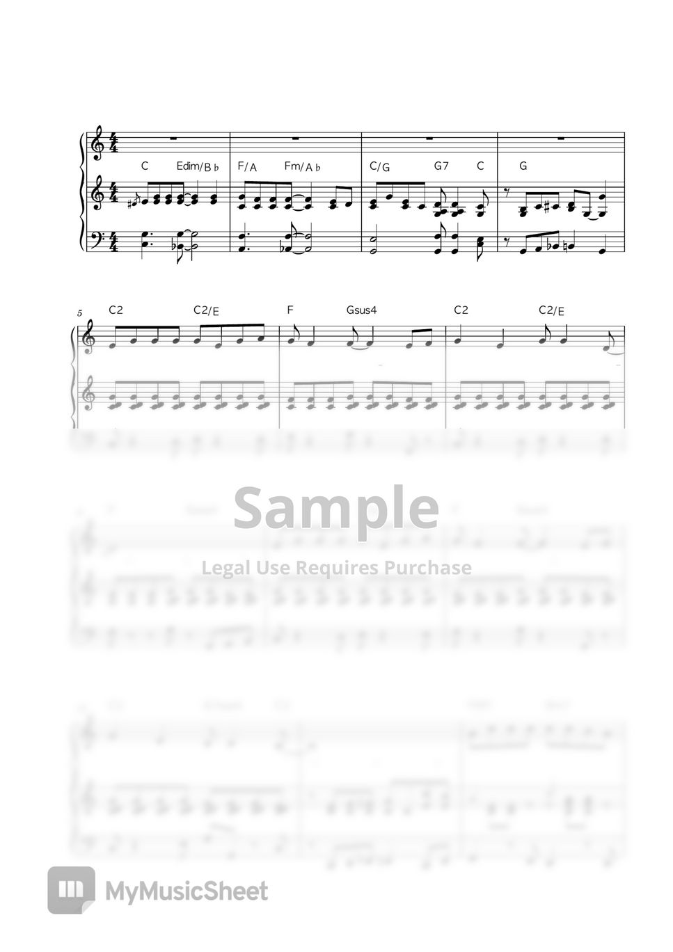 작자 미상 아름다운 마음들이 모여서 C Key Sheets By 생명의건반