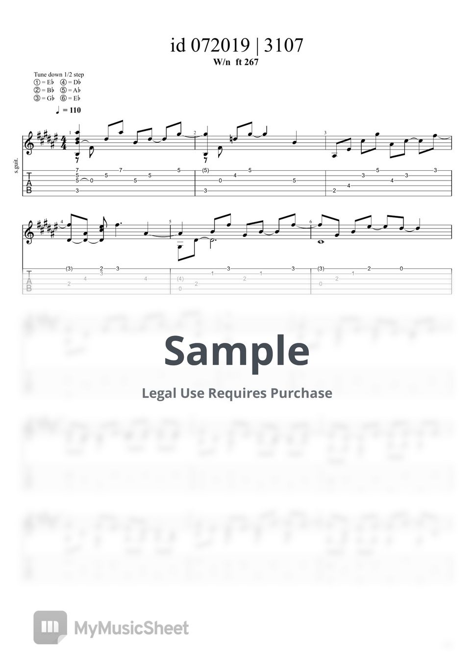 W/n - id 072019 | 3107 Tab + 1staff by TRONLEY