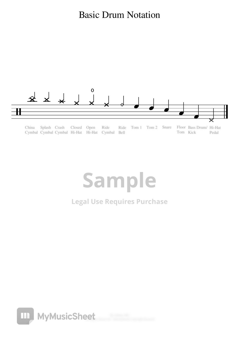 C2機関1MYB - 未来(いま) (TV Size Version 鼓譜) Sheets by Johnny Ho