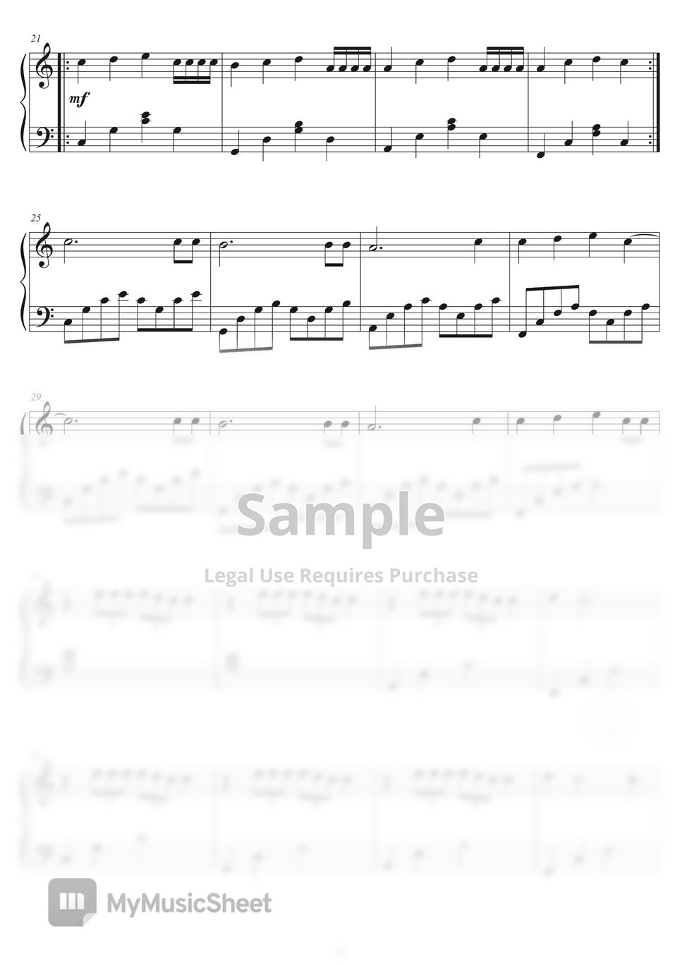 Maroon 5 - Girls Like You نوتة by Benny Chaw