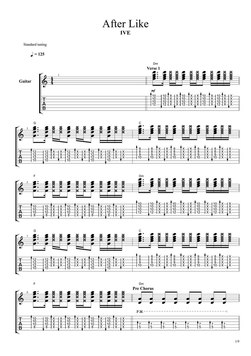 IVE - After LIKE Sheets by Rob Ethereal