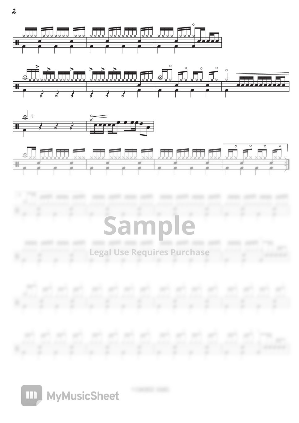 송골매 어쩌다 마주친 그대 악보 By Gwons Drumlesson