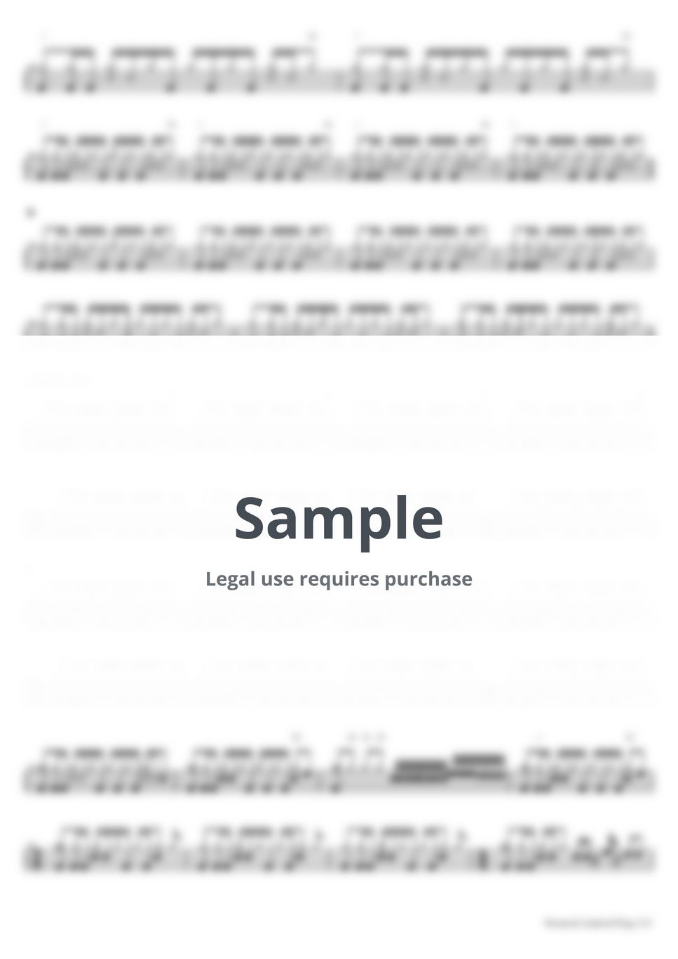 Radiohead - Paranoid Android Sheets by COPYDRUM