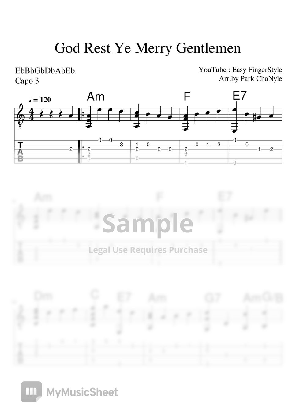 Christmas Carols - God Rest Ye Merry Gentlemen (Christmas Carols) 樂譜 ...