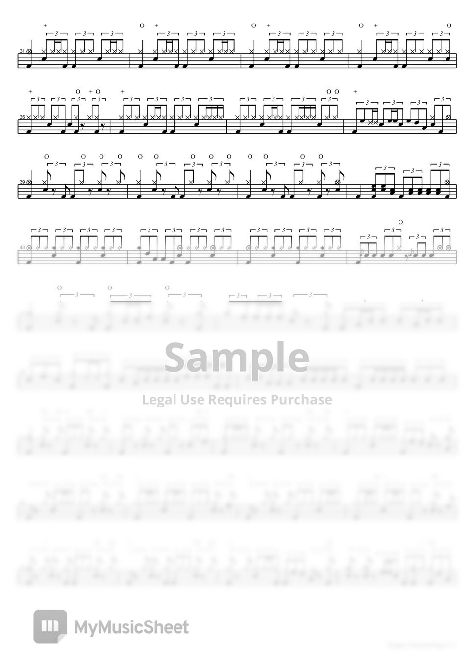 Dave Weckl and Jay Oliver - Higher Ground Sheet Music by COPYDRUM