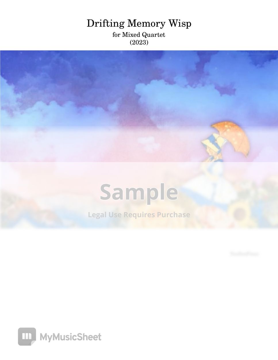 YuuSenPiano - Drifting Memory Wisp Lembar Musik