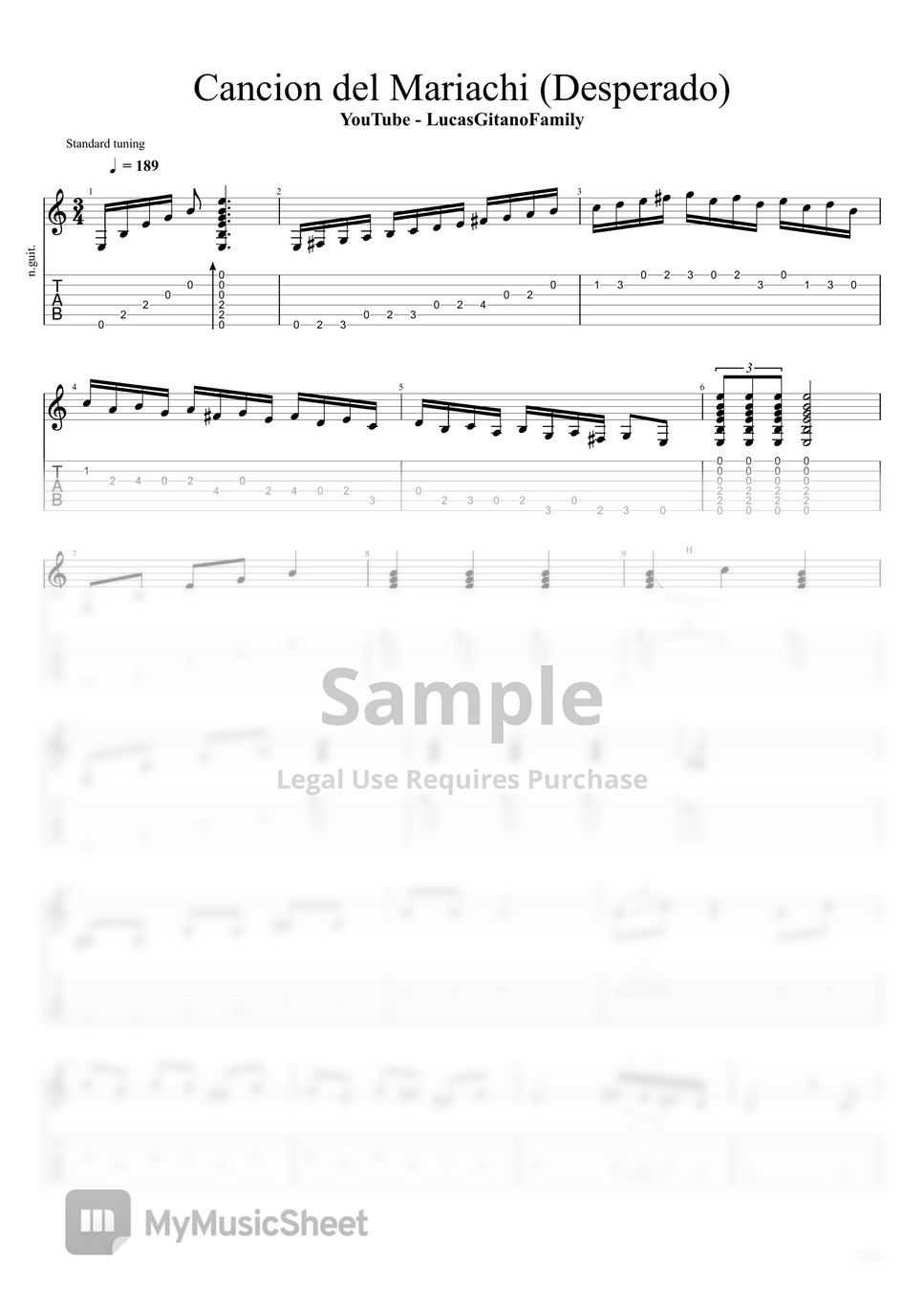 Desperado Antonio Banderas Guitar