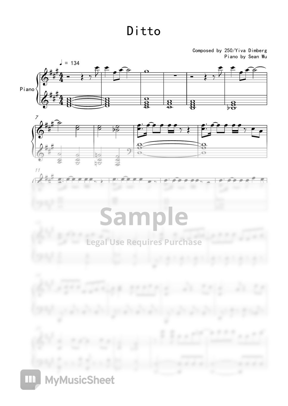 250/Yiva Dimberg - Ditto Sheets by SeanWu