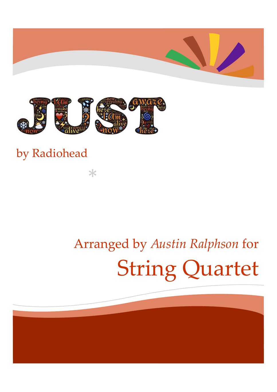 Radiohead - Just - string quartet Sheets by Austin Ralphson