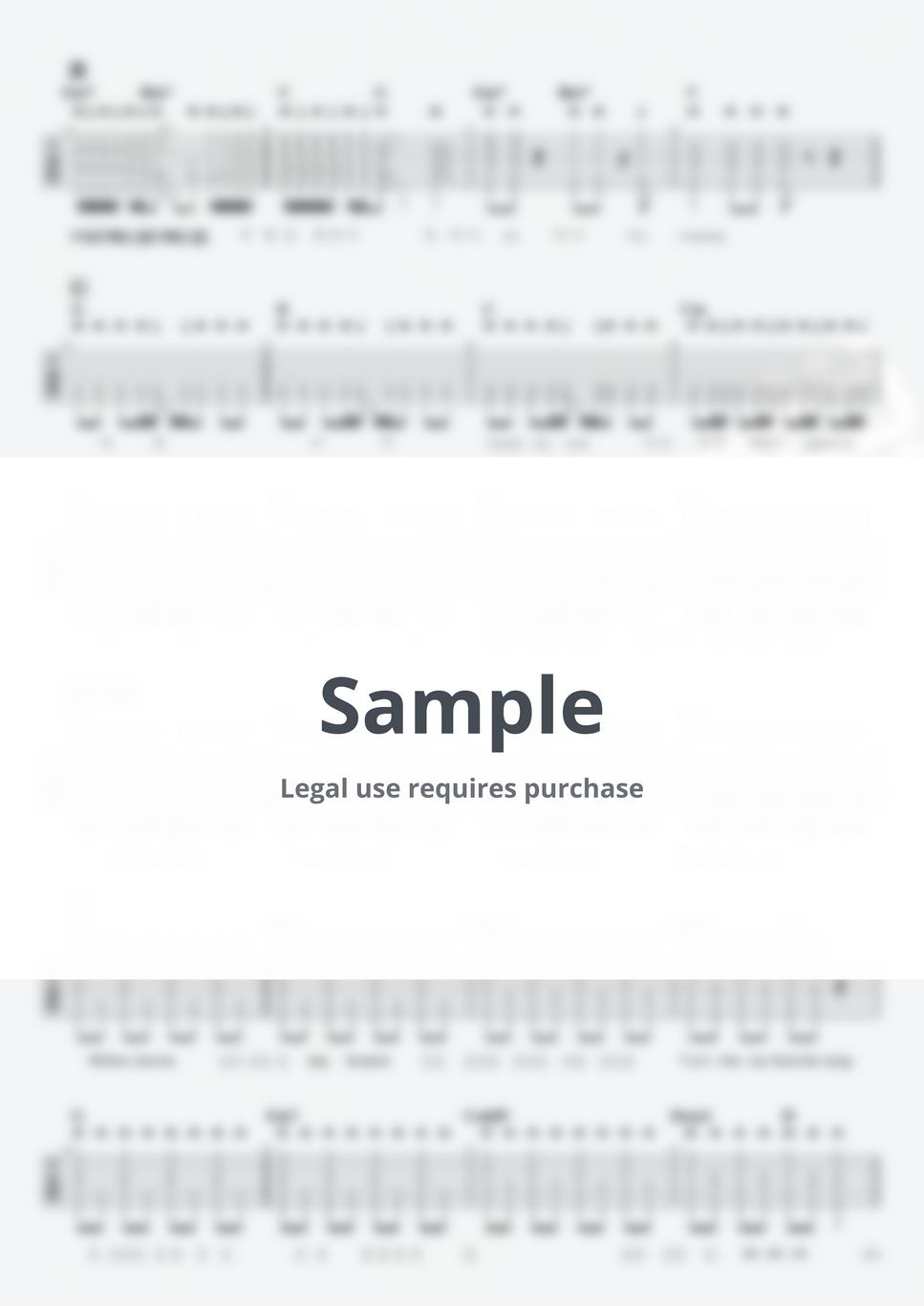 대성(DAESUNG) - 『Universe』 (guitar cover) Sheet Music by jeyoung yu