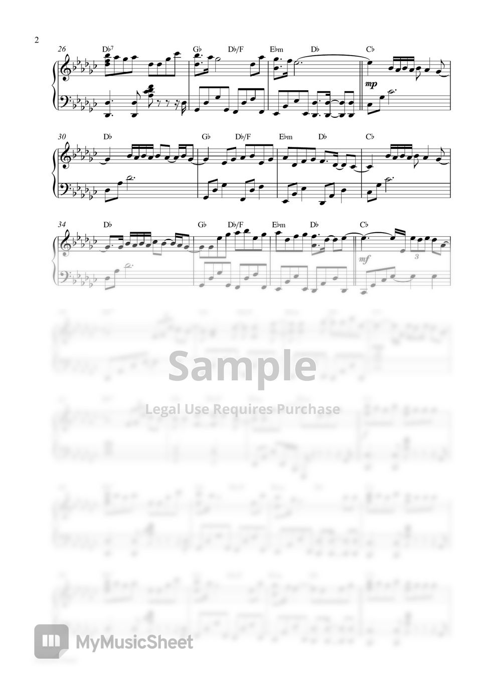 Charlie Puth - That's Hilarious (2 PDF: Original Key Gb Major & Easier Key G Major) 악보 by ...
