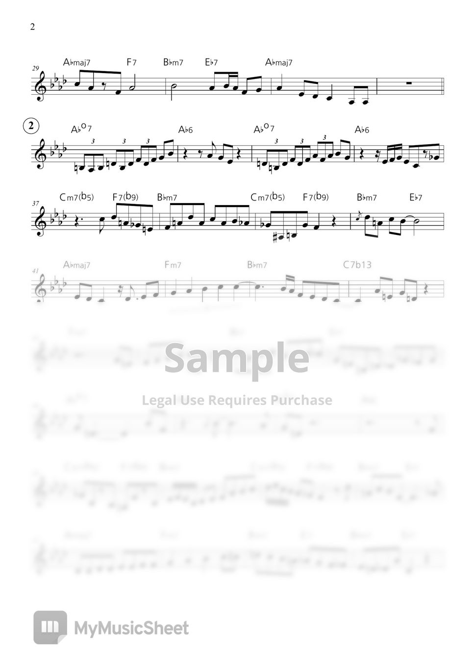 kenny Dorham - Spring is here (transcription) 악보 by haya music