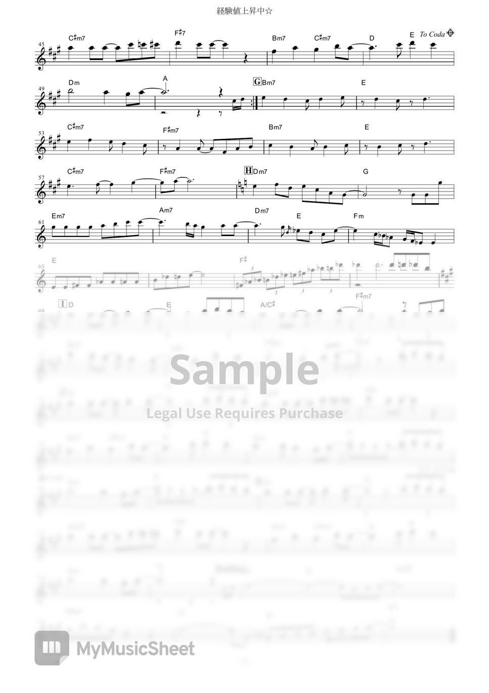 Minami-ke - Keikenchi Joushouchuu☆ (in Bb) Sheets by Rina Satou, Marina ...