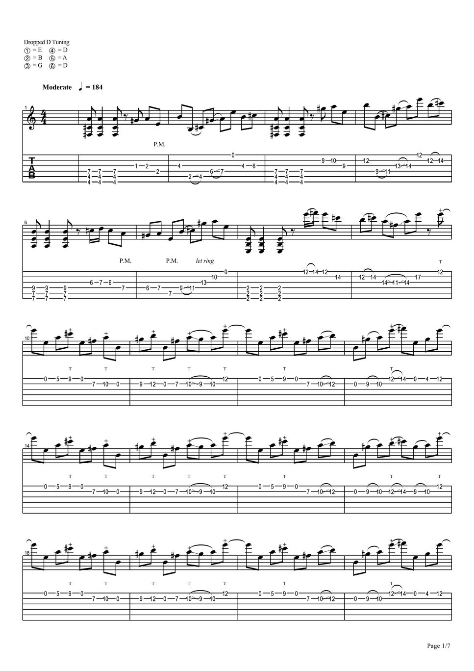 「Story of Hope」 - Lost TAB by KIT Lw