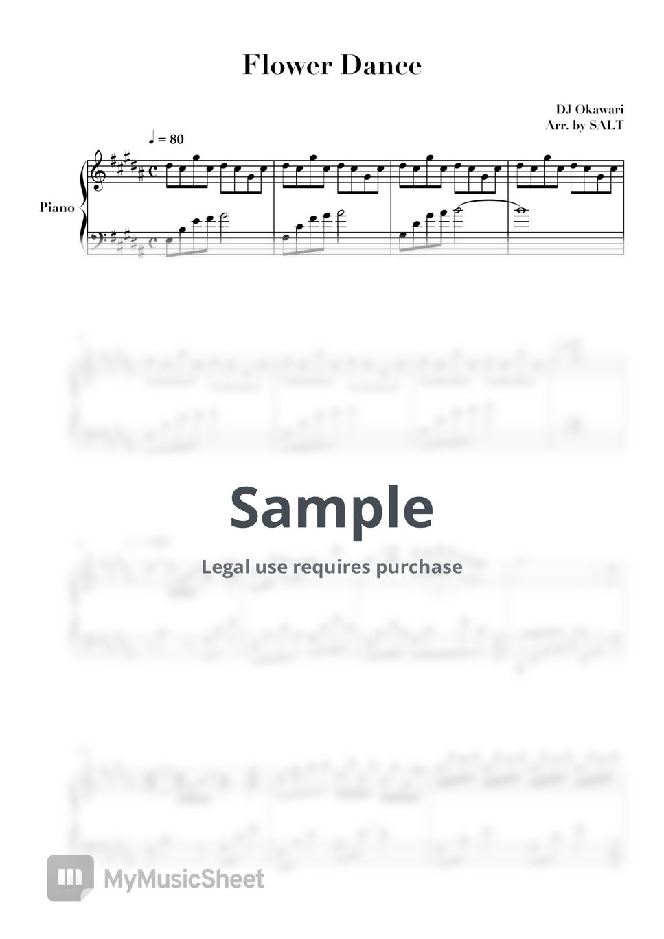 DJ Okawari - Flower Dance (Original Ver.) Hoja by SALT