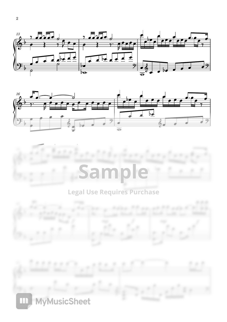 Baldur's Gate 3 (Borislav Slavov) - Down By The River Sheet Music by Grim Cat Piano