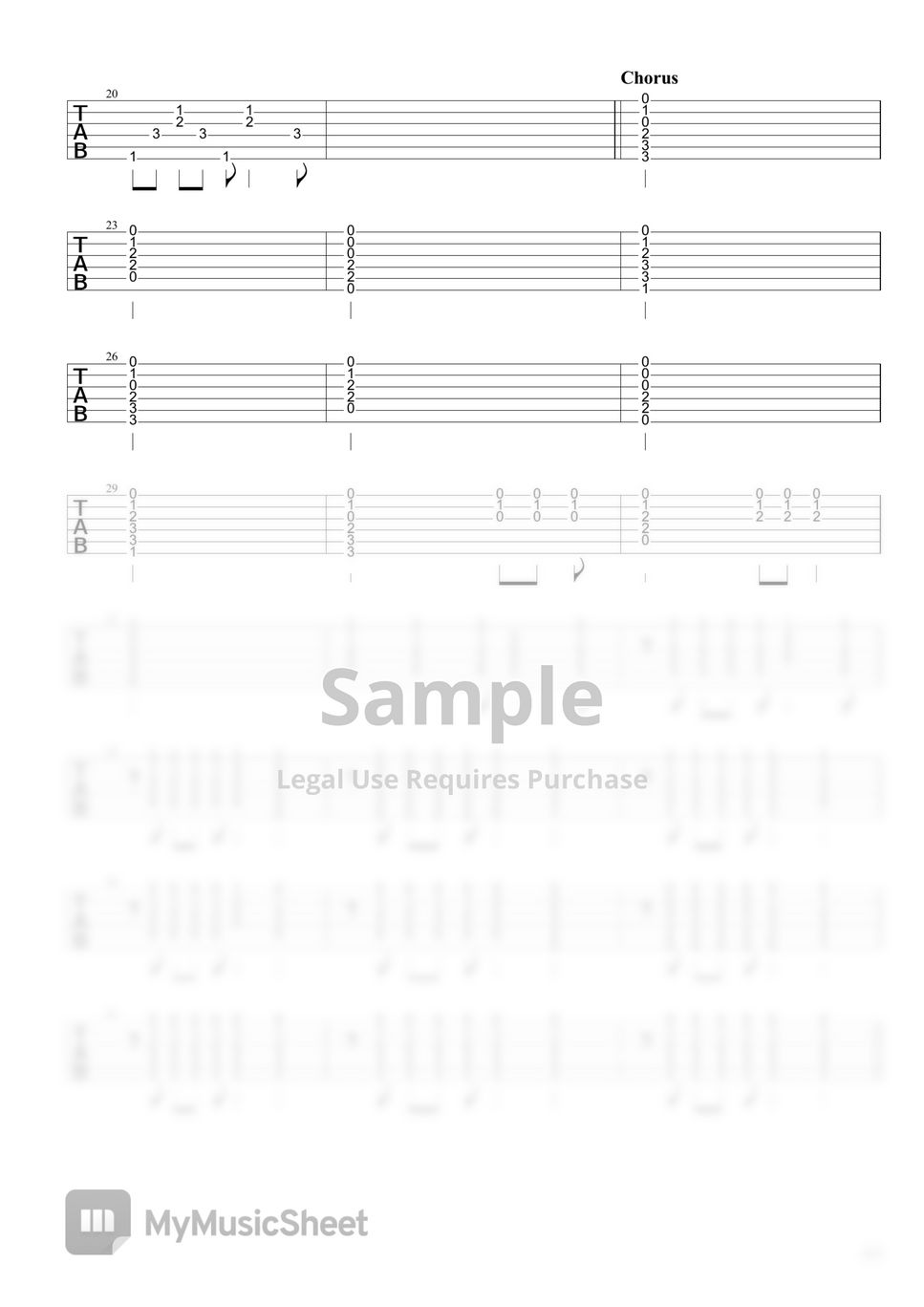 Tom Odell - Another Love Sheet Music by Goliath Guitar Tutorials