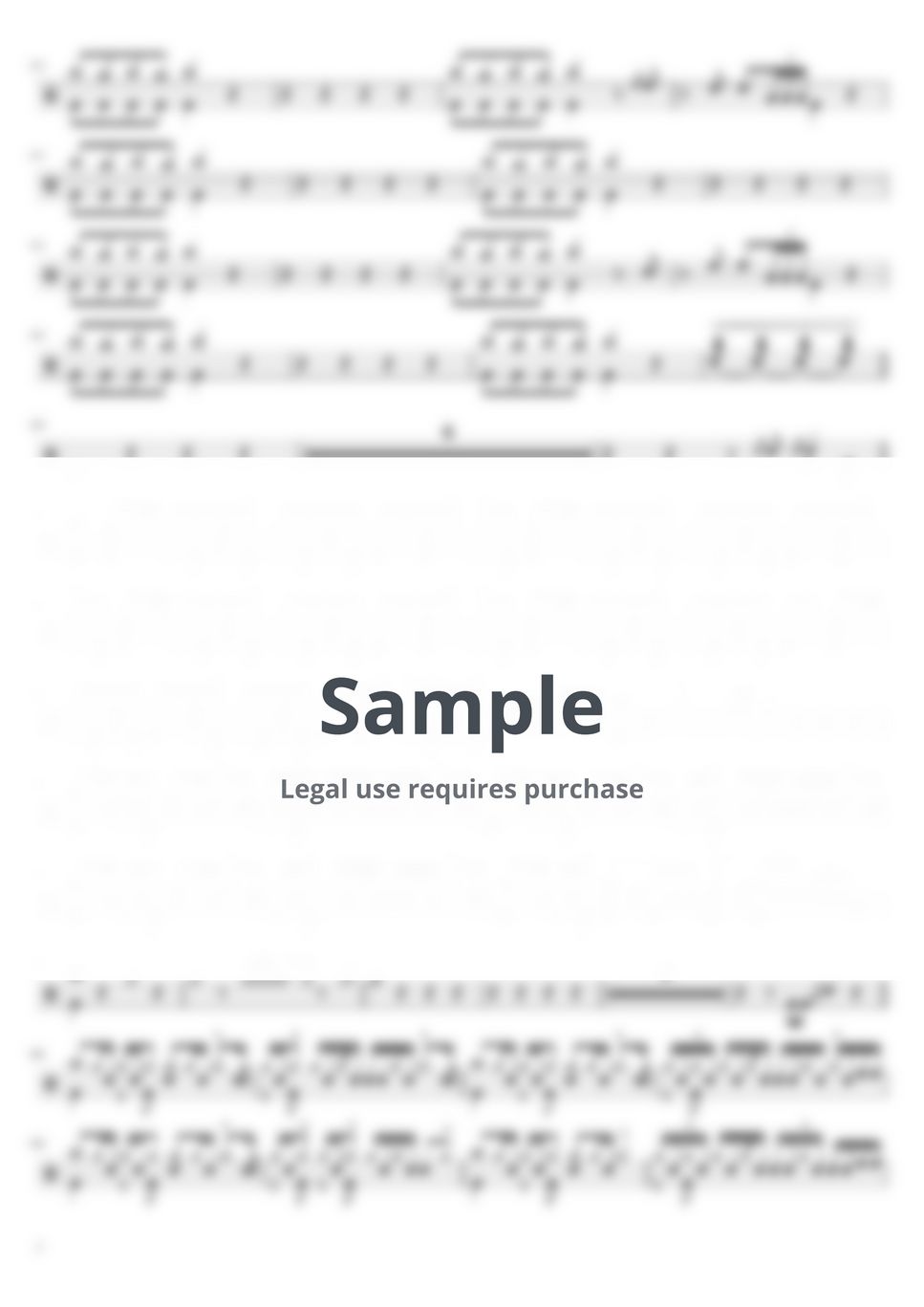 toe - Goodbye Drum Sheet Music PDF | 看哦爱随风 | mymusic5
