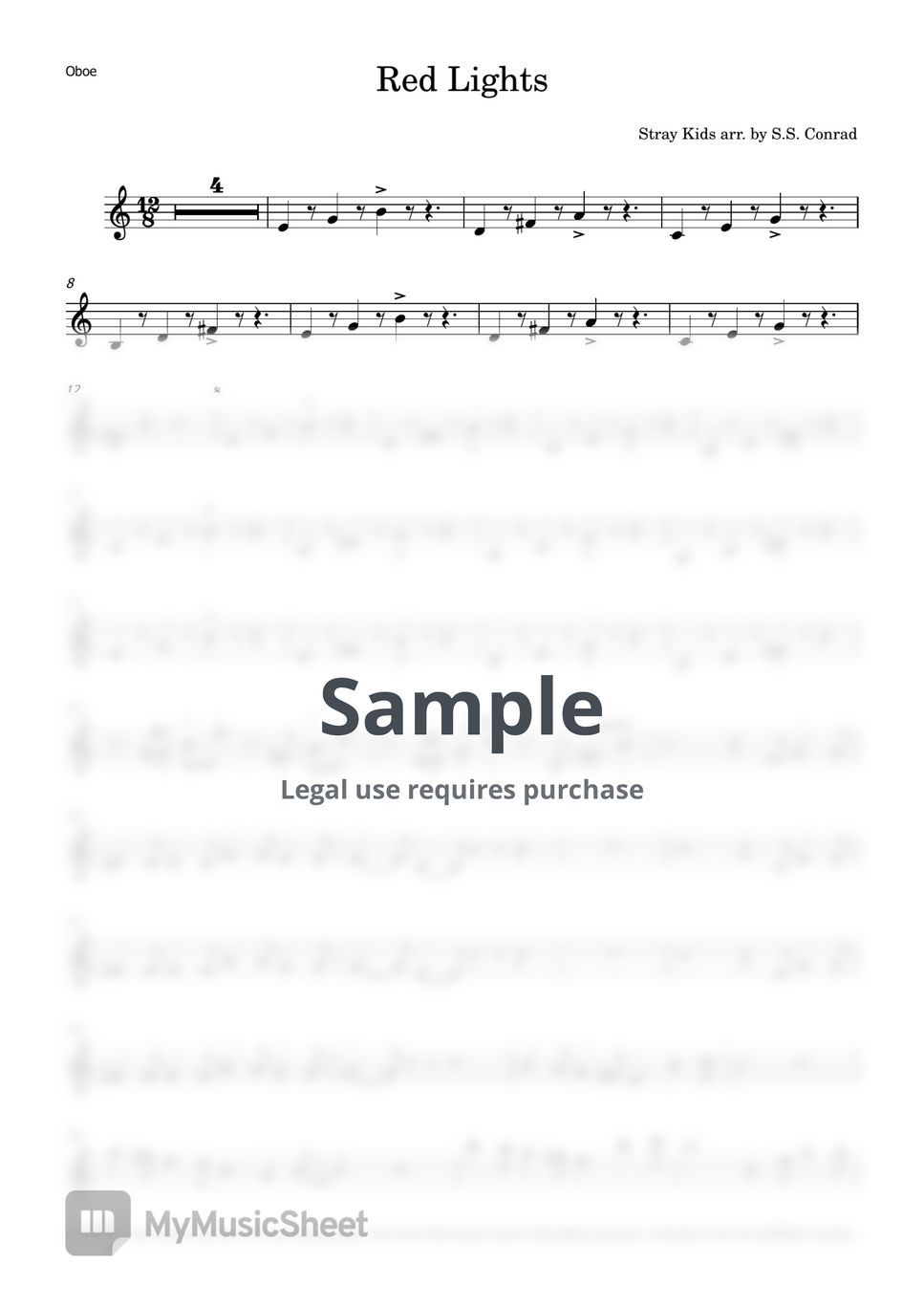 Stray Kids - Red Lights Sheets by S.S. Conrad