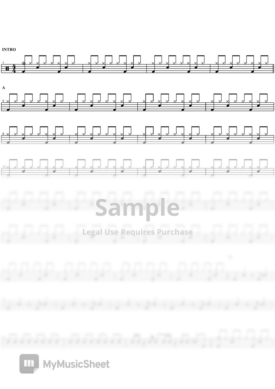 Lenny Kravitz - Cab Driver 악보 by COPYDRUM