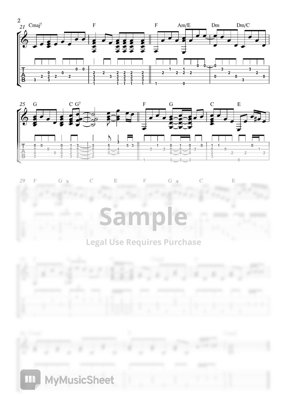 John Lennon - Imagine Sheet Music by Oleg Kurguzov