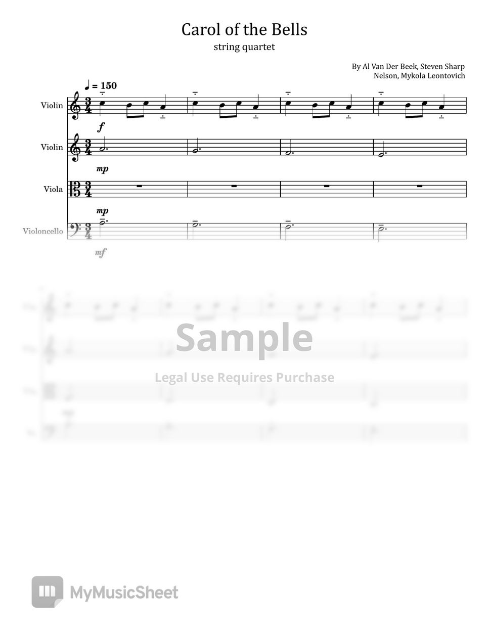 Al Van Der Beek, Steven Sharp Nelson, Mykola Leontovich - Carol of the ...