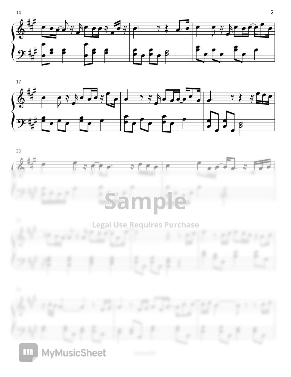 吳青峰(Wu Qingfeng) - 歌頌者(Singer) Sheets by chihyun416