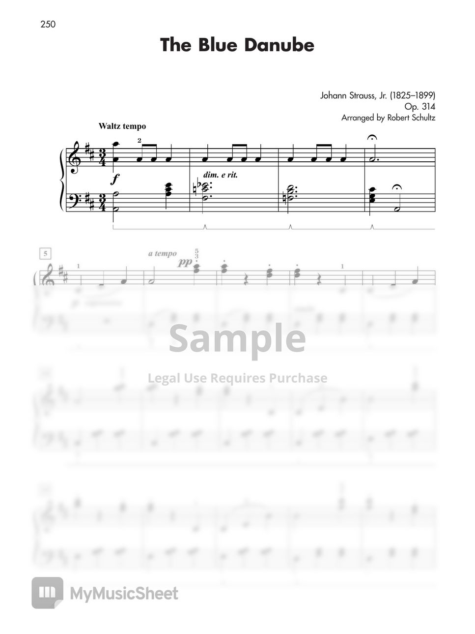 The Blue Danube Easy Sheet Sheets by Hemsach